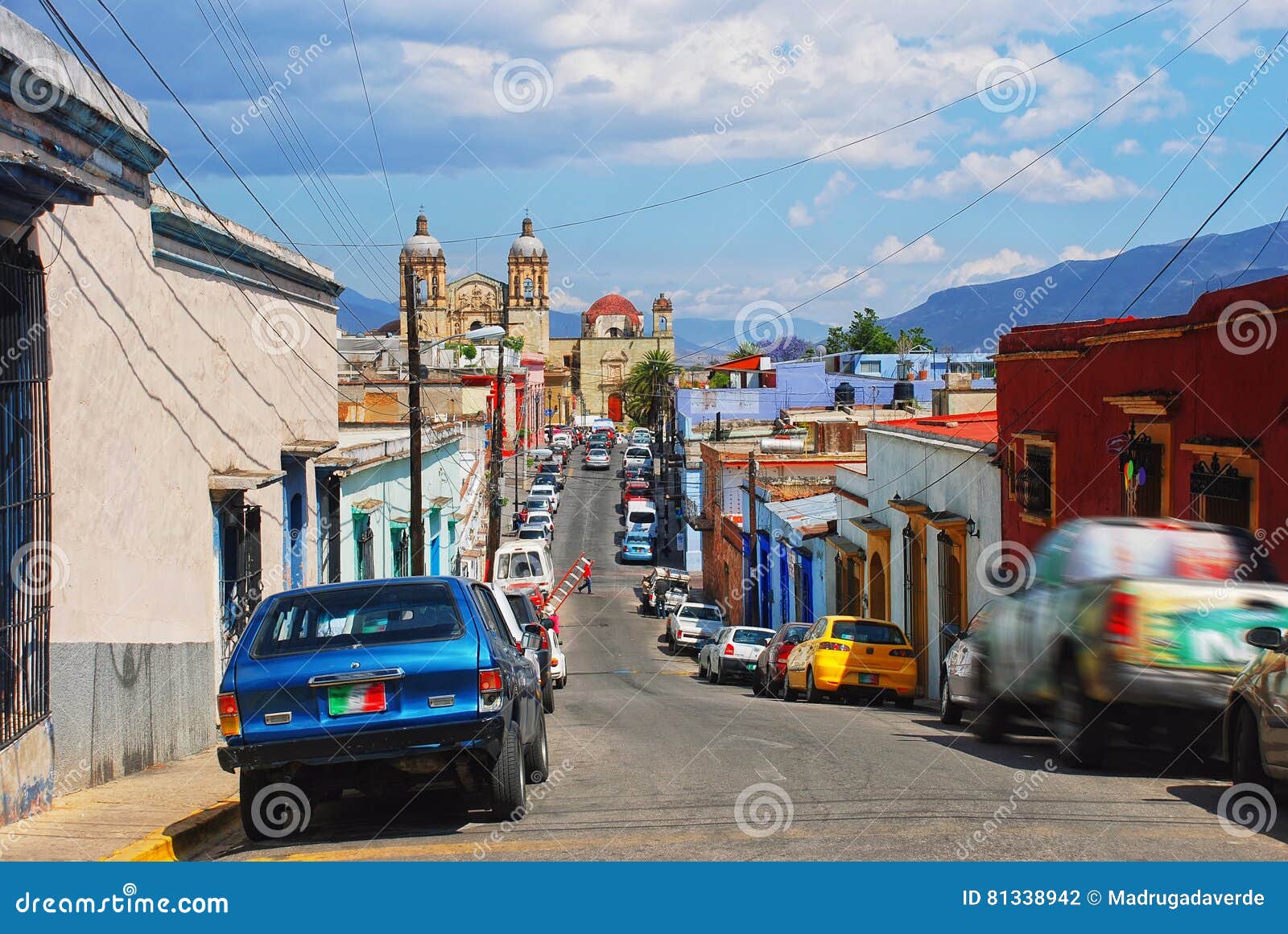 Rues De Ville Coloniale Oaxaca, Mexique Photographie éditorial - Image ...