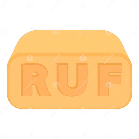 RUF icon, cartoon style stock vector. Illustration of environmental ...
