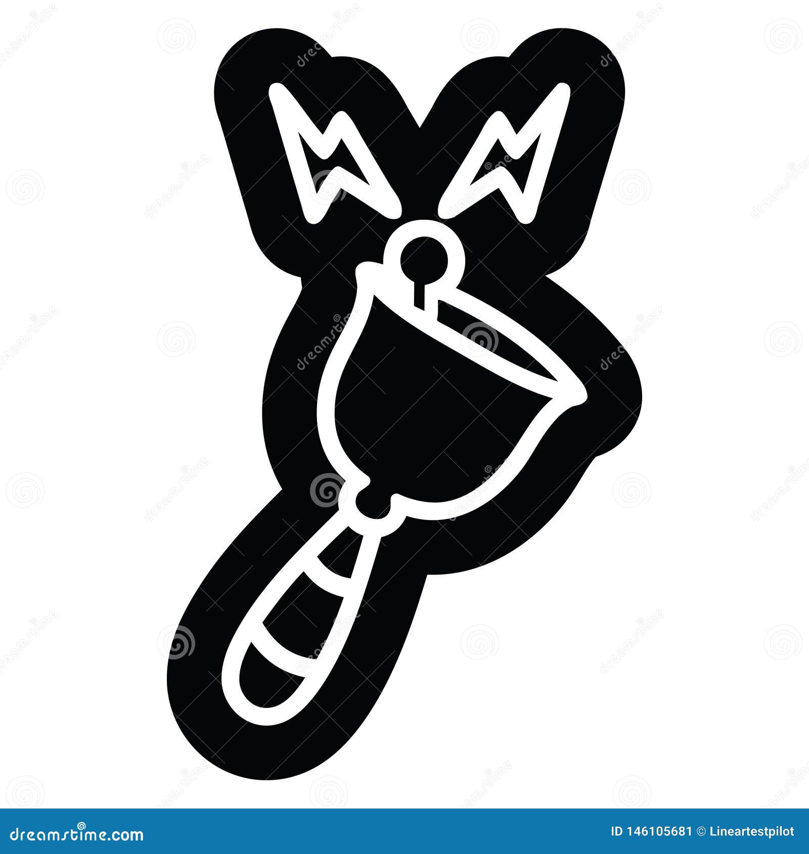 Rufzeichen vektor abbildung. Illustration von klingeln - 146105681