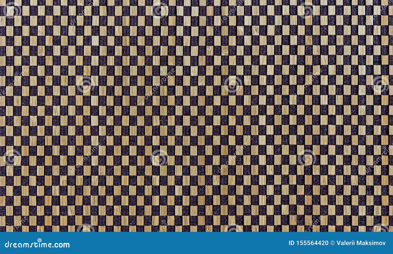 Rug with a Checkered Pattern with 3D Effect. Background for Design and ...