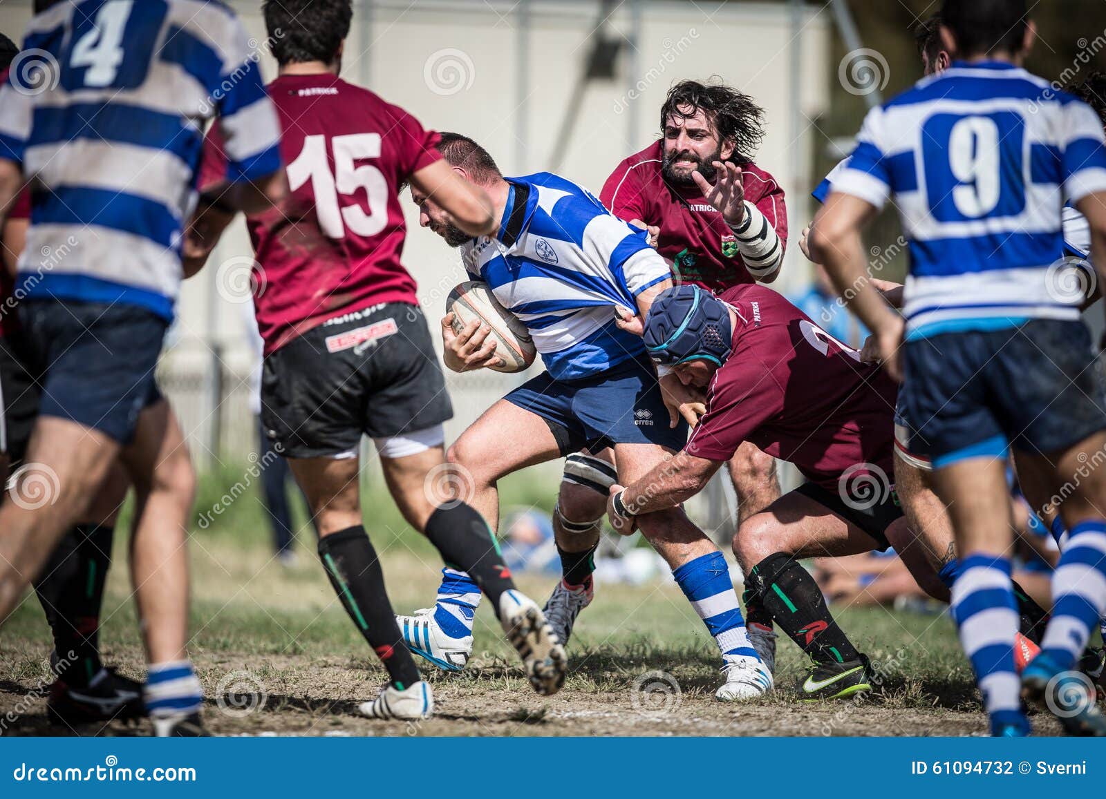 Rugby fotografia editorial. Obraz złożonej z arogancki - 61094732