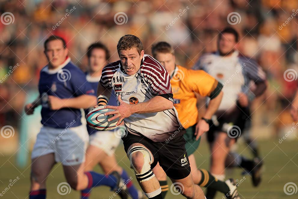 Rugby action editorial image. Image of match, play, outdoors - 16956975