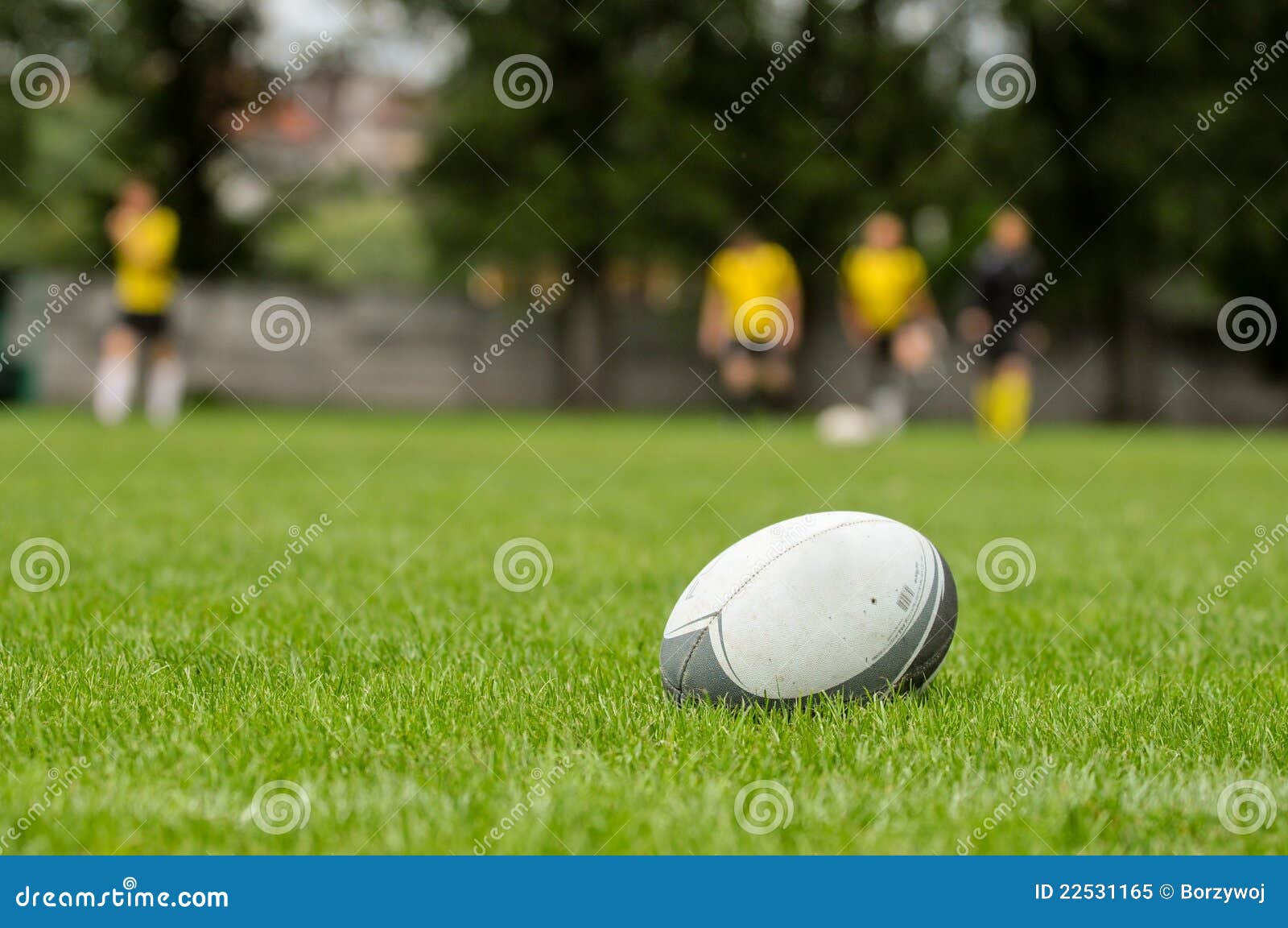 Rugby ball stock image. Image of team, blurry, training - 22531165