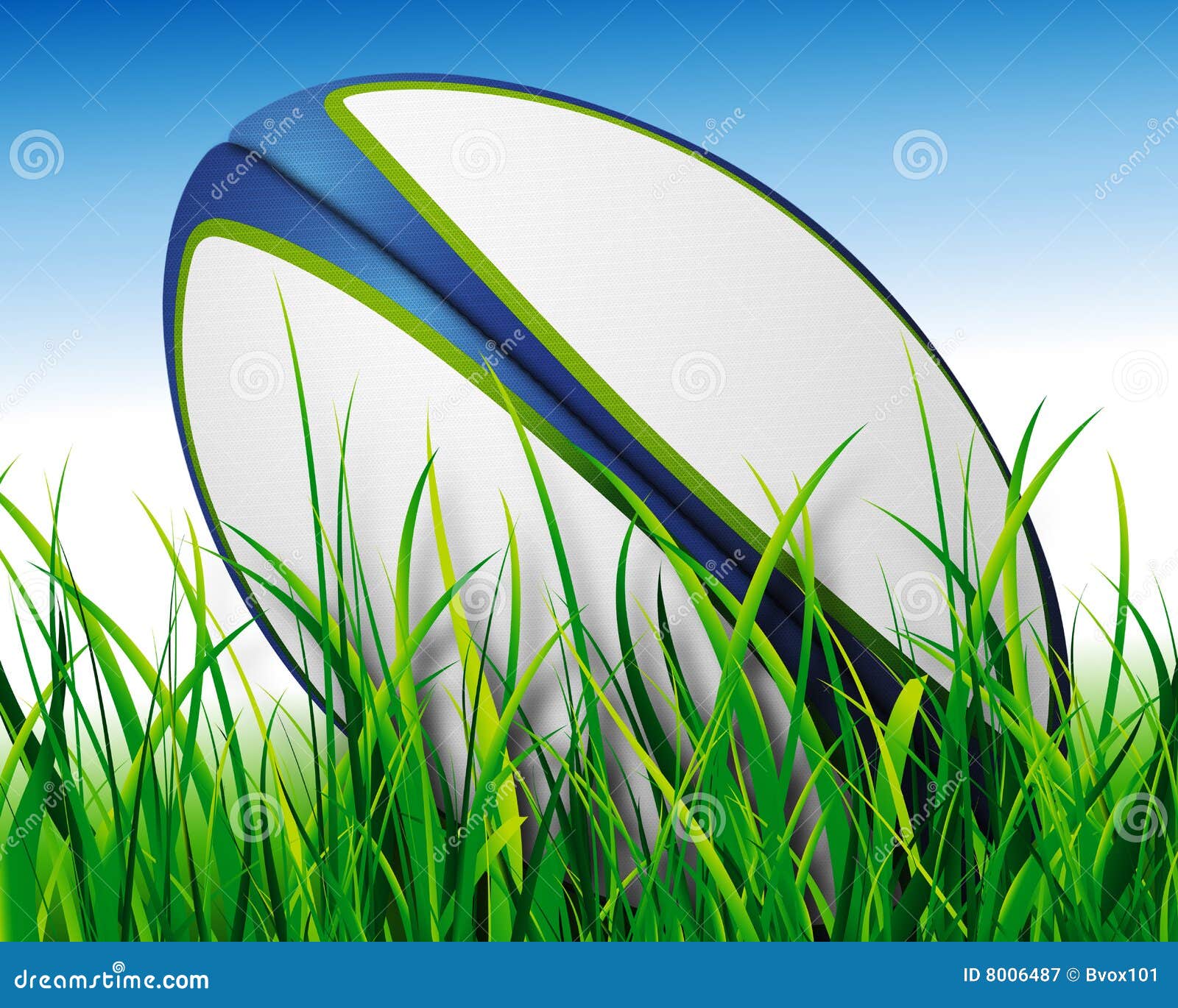 Rugby ball stock illustration. Illustration of rugby, concept - 8006487