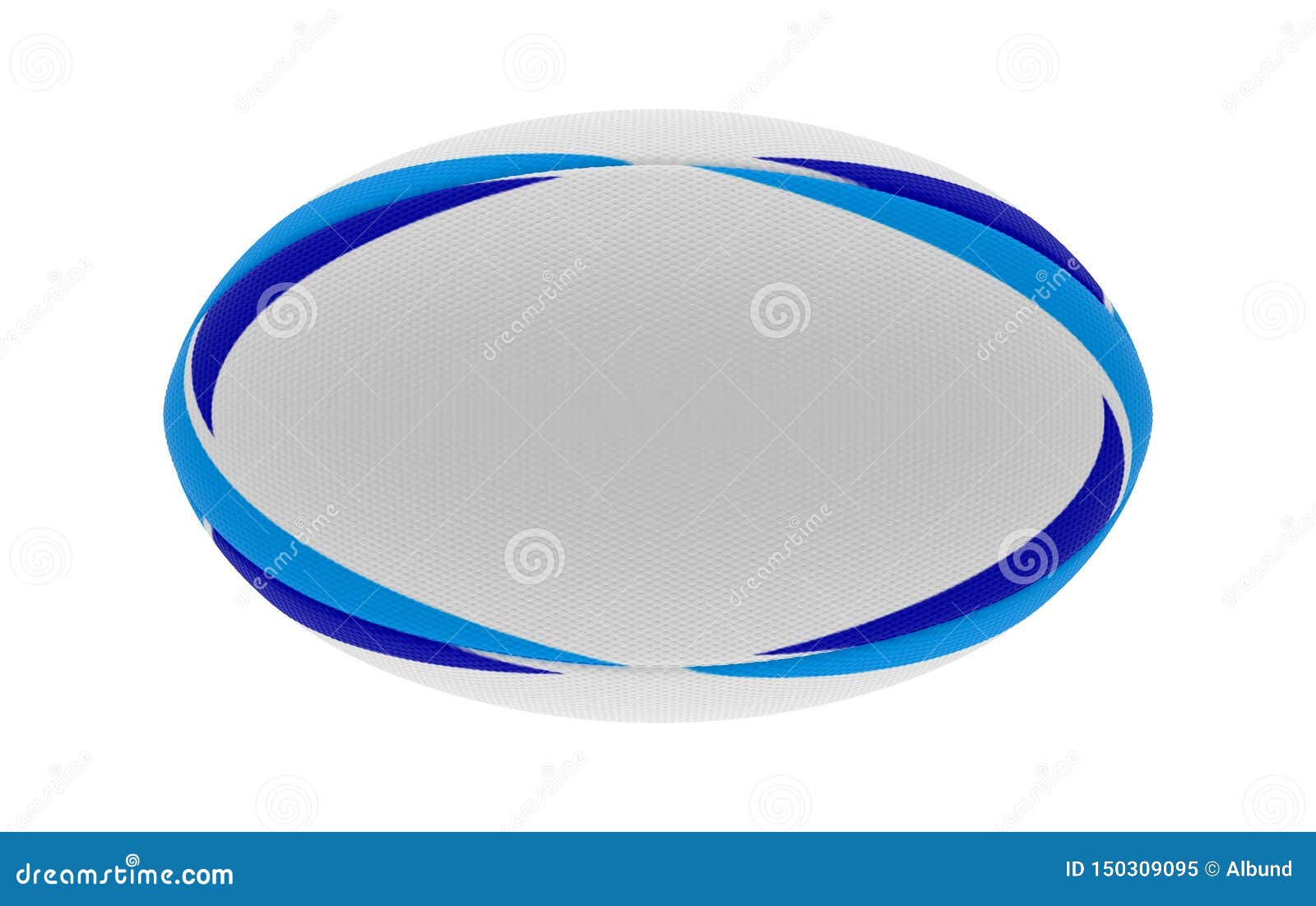 Rugby Ball Blue Design stock illustration. Illustration of green ...