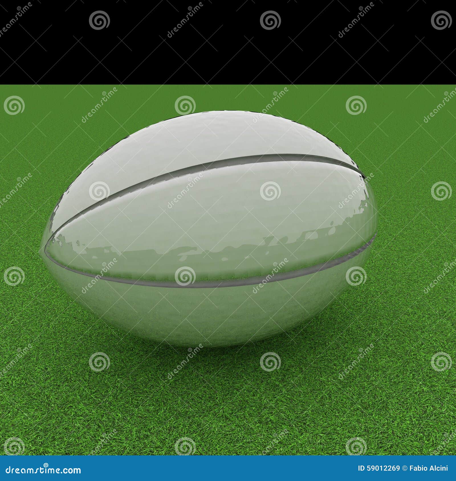 Rugby ball stock illustration. Illustration of leather - 59012269