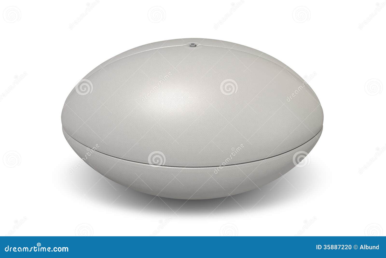 Rugby Ball Plain Stock Photo - Image: 35887220