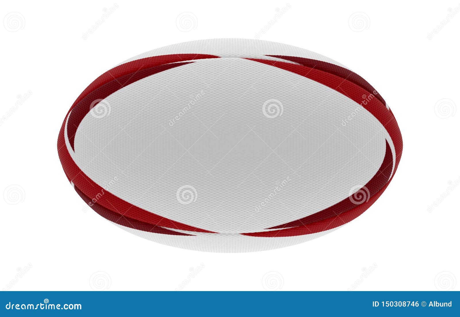 Rugby Ball Red Design stock illustration. Illustration of dimpled ...