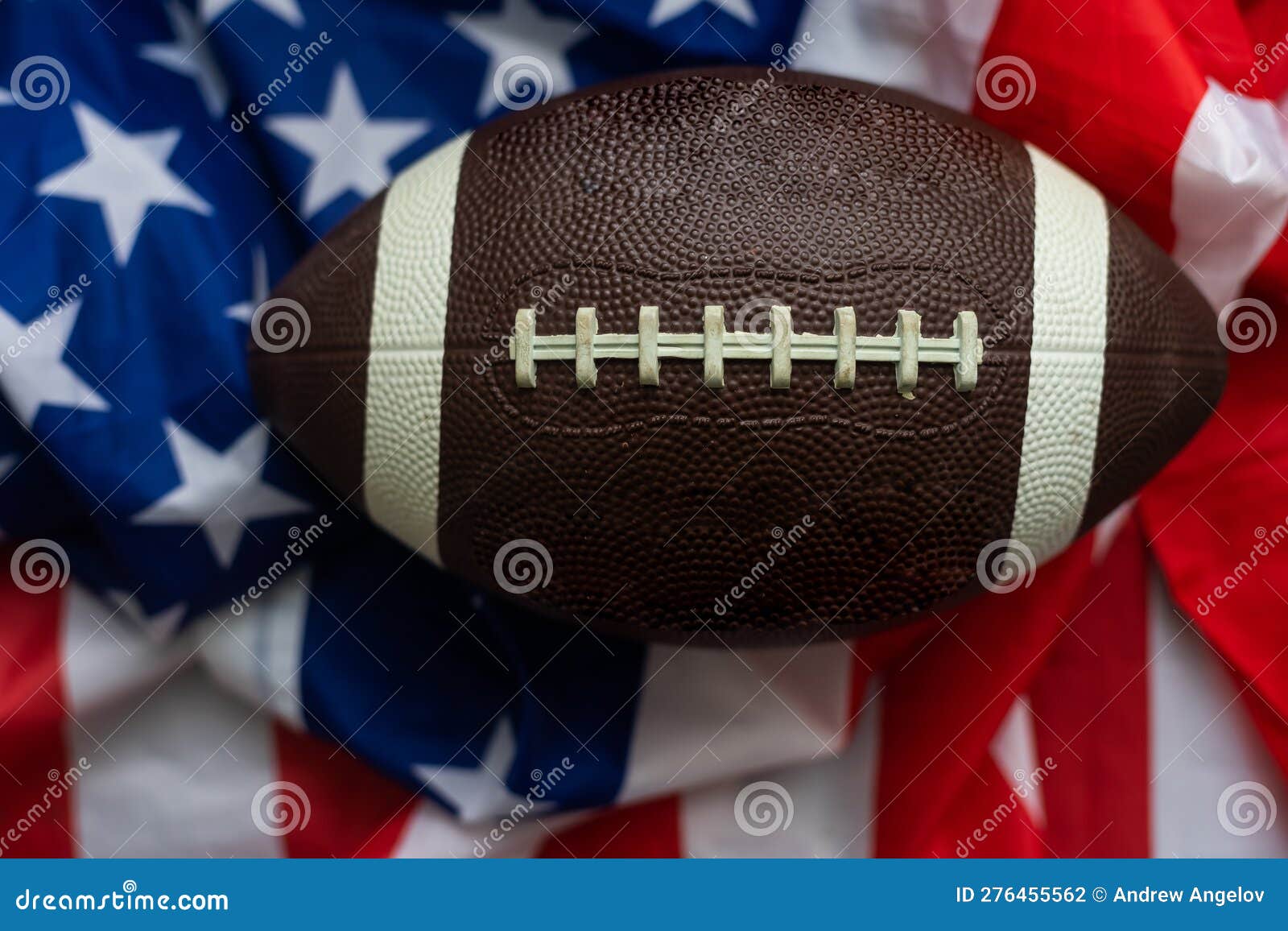 Rugby ball with usa flag stock photo. Image of ball - 276455562