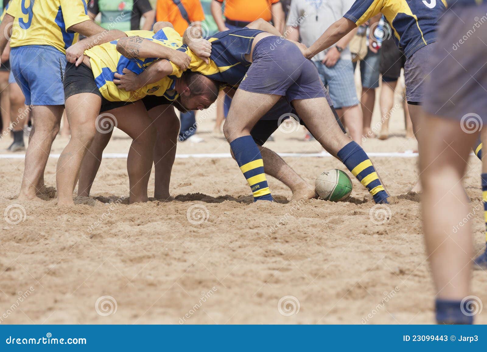 Rugby beach editorial stock photo. Image of touchdown - 23099443