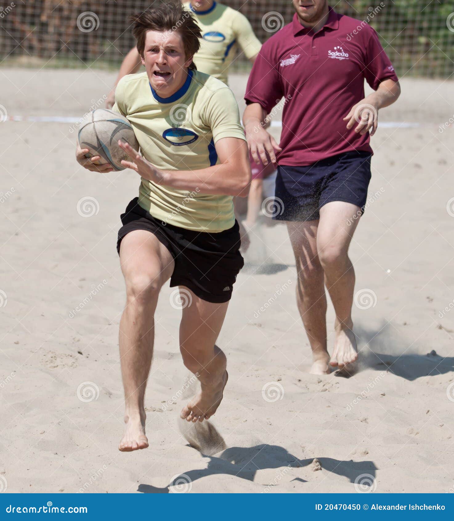 Rugby beach tournamet editorial image. Image of recreation - 20470450