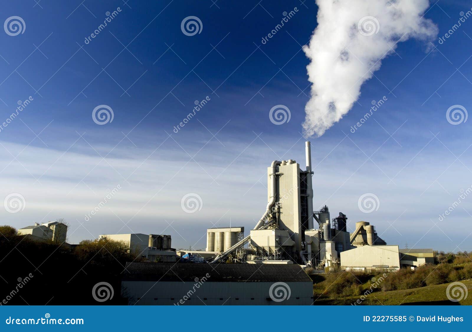 Rugby Cemex Cement Works stock image. Image of industry - 22275585