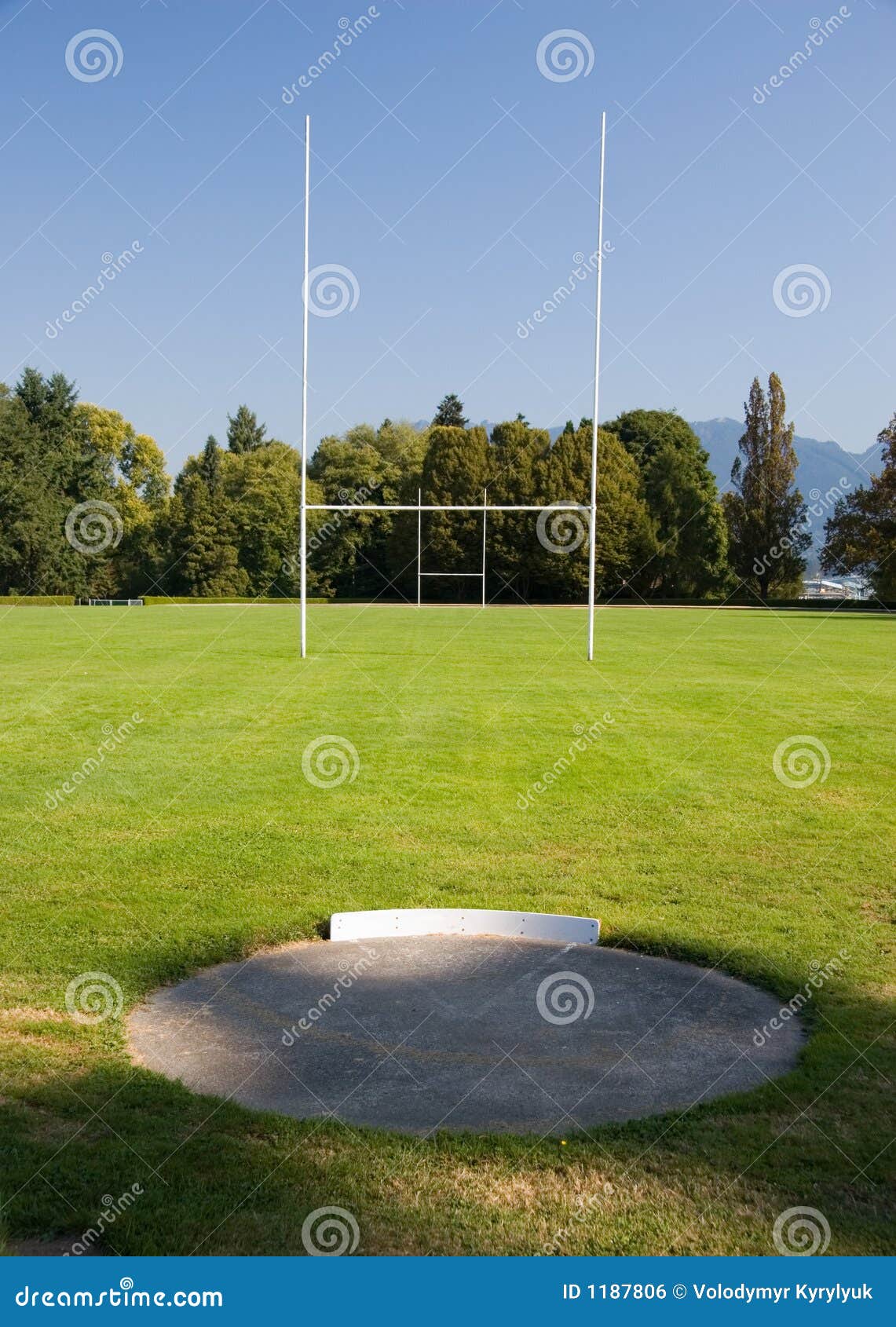 Rugby-Feld stockfoto. Bild von stab, spiele, sport, rugby - 1187806