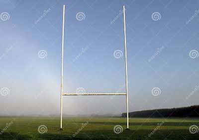 Rugby field stock photo. Image of sport, nature, clear - 16040528