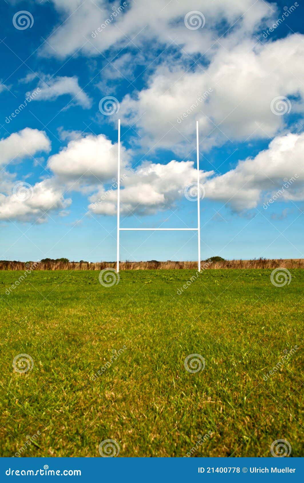 Rugby field stock photo. Image of trees, landscape, goal - 21400778