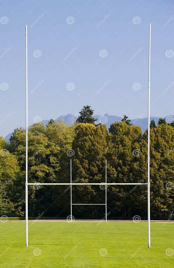 RUGBY FIELD stock photo. Image of yard, games, lawn, green - 4284096