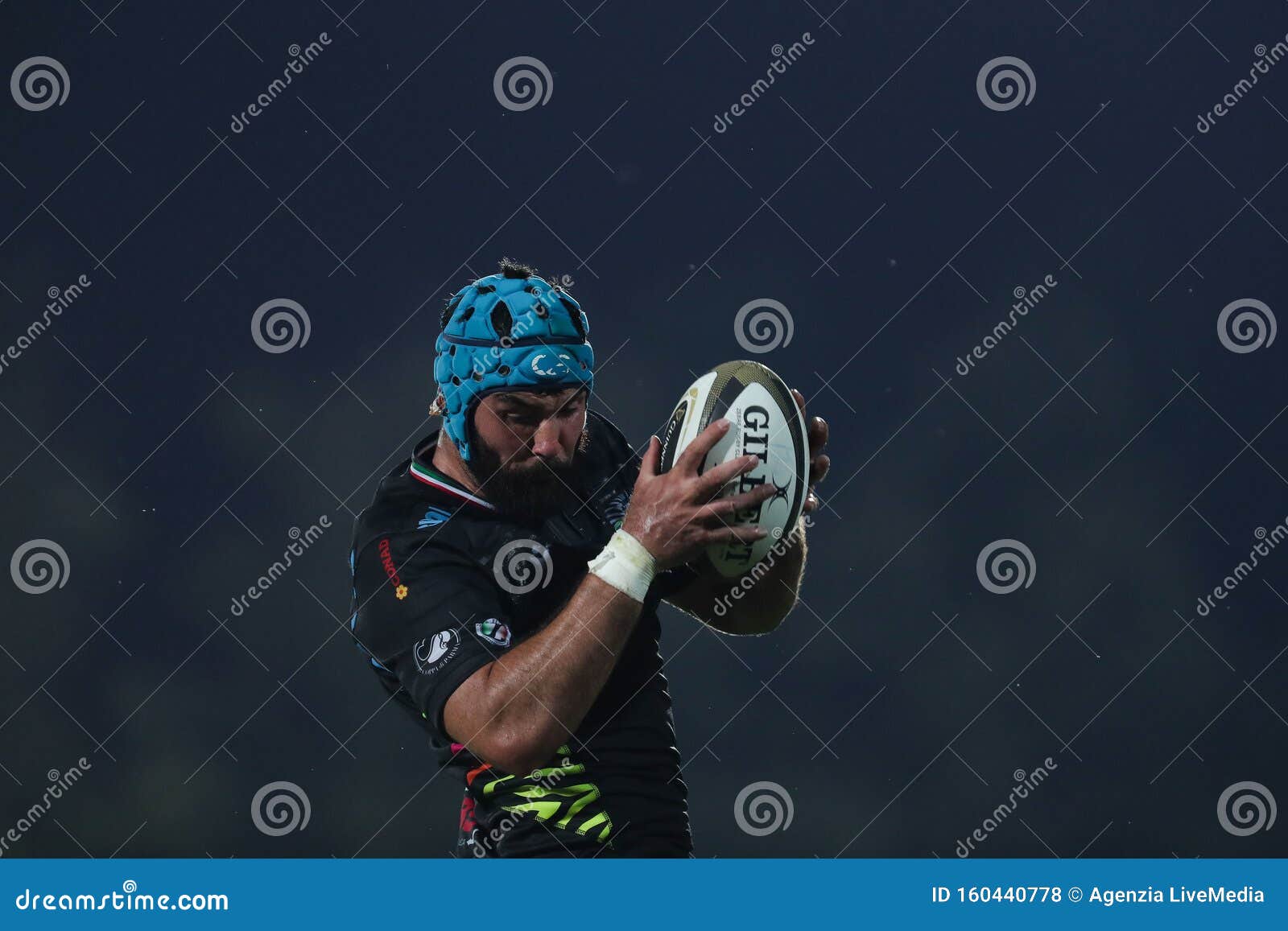 Rugby Guinness Pro 14 Zebre Rugby Vs Dragons Foto de archivo editorial ...