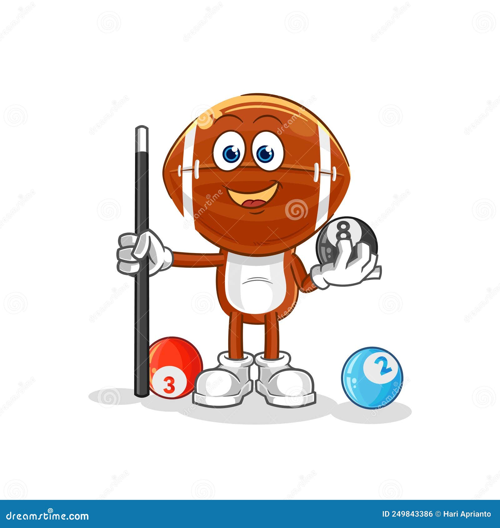 Rugby Aiming To Throwing Ball In Lineout Cartoon Vector | CartoonDealer ...