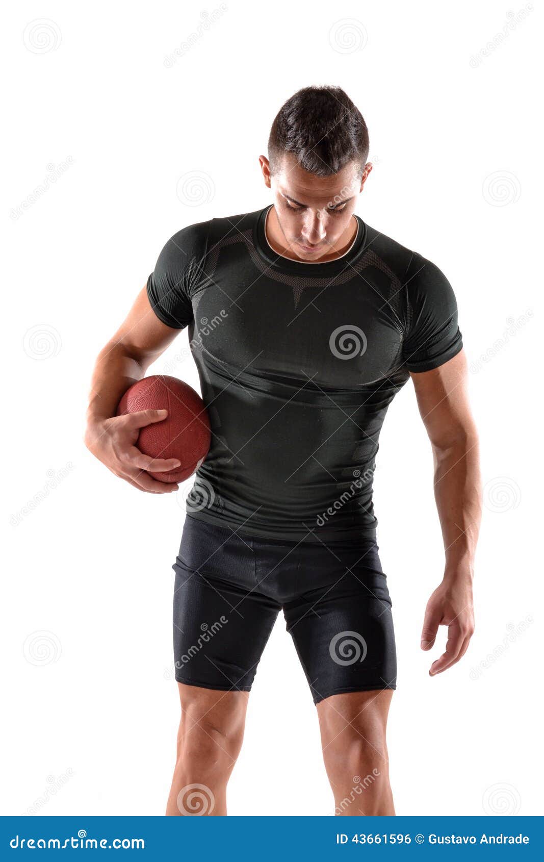 Rugby man. stock photo. Image of male, sportive, muscle - 43661596