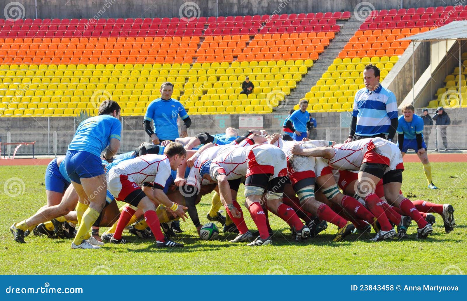 Rugby Match Russia - Ukraine Editorial Stock Photo - Image of european ...