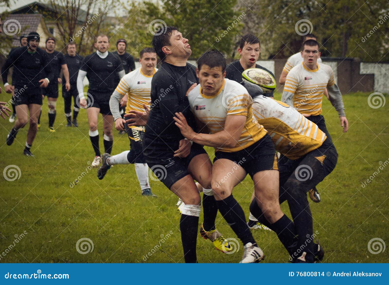 Rugby play editorial stock image. Image of hands, leisure - 76800814