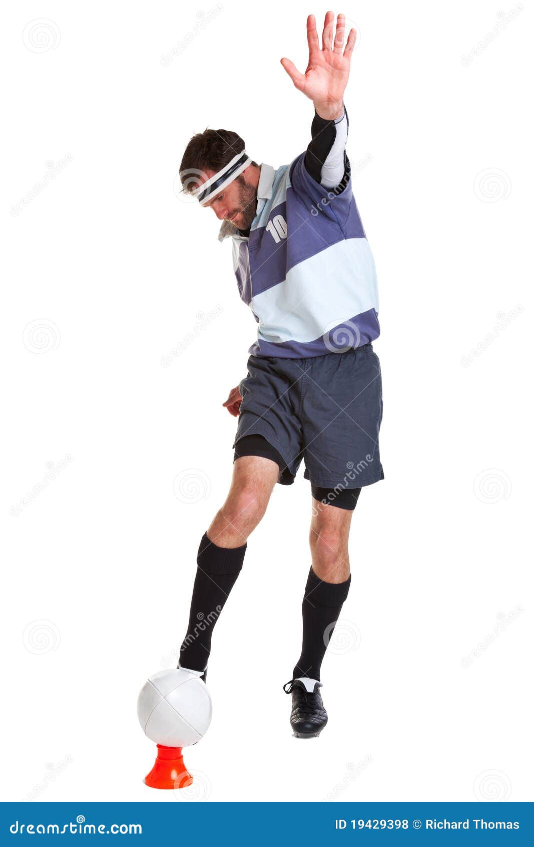 Rugby Player Cut Out on White Stock Photo - Image of adult, shirt: 19429398