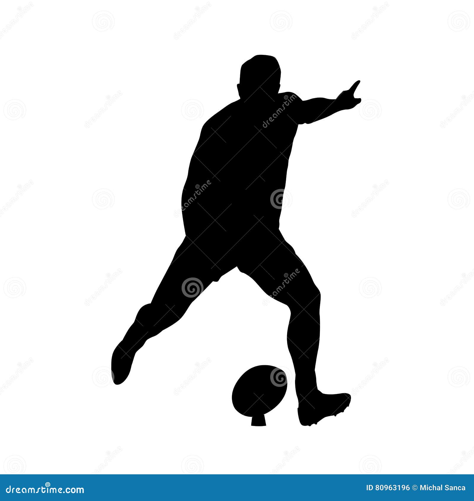 Rugby Aiming To Throwing Ball In Lineout Cartoon Vector | CartoonDealer ...