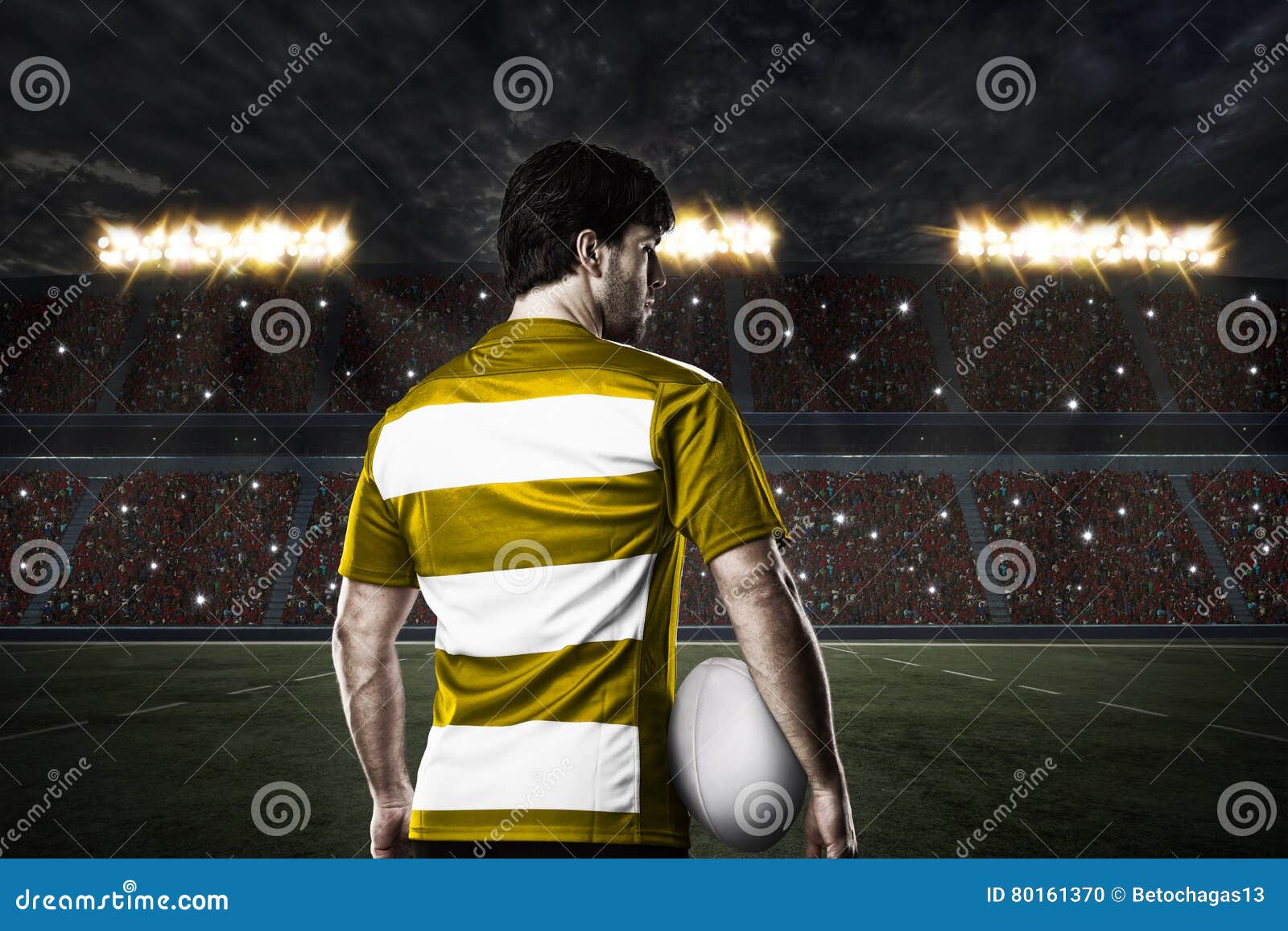 Rugby player stock photo. Image of world, single, shirt - 80161370