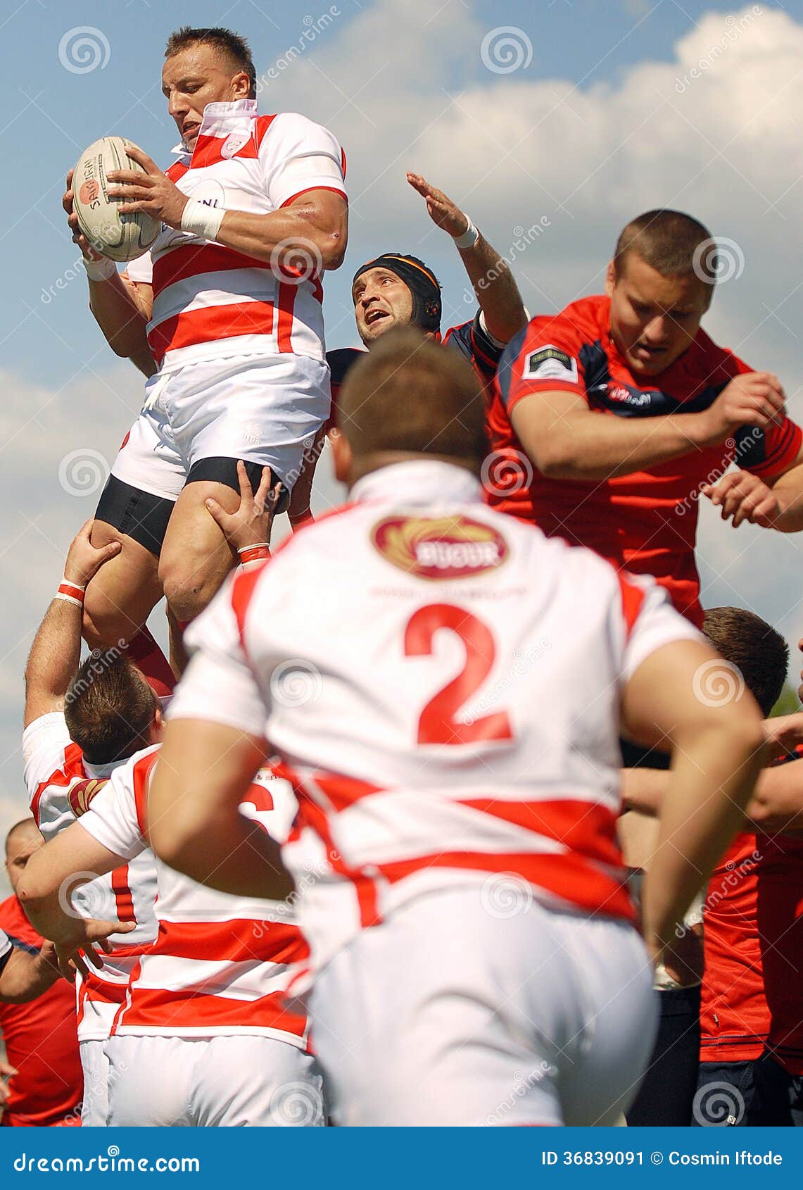 Rugby Players Fight for Ball Editorial Photo - Image of derby, header ...