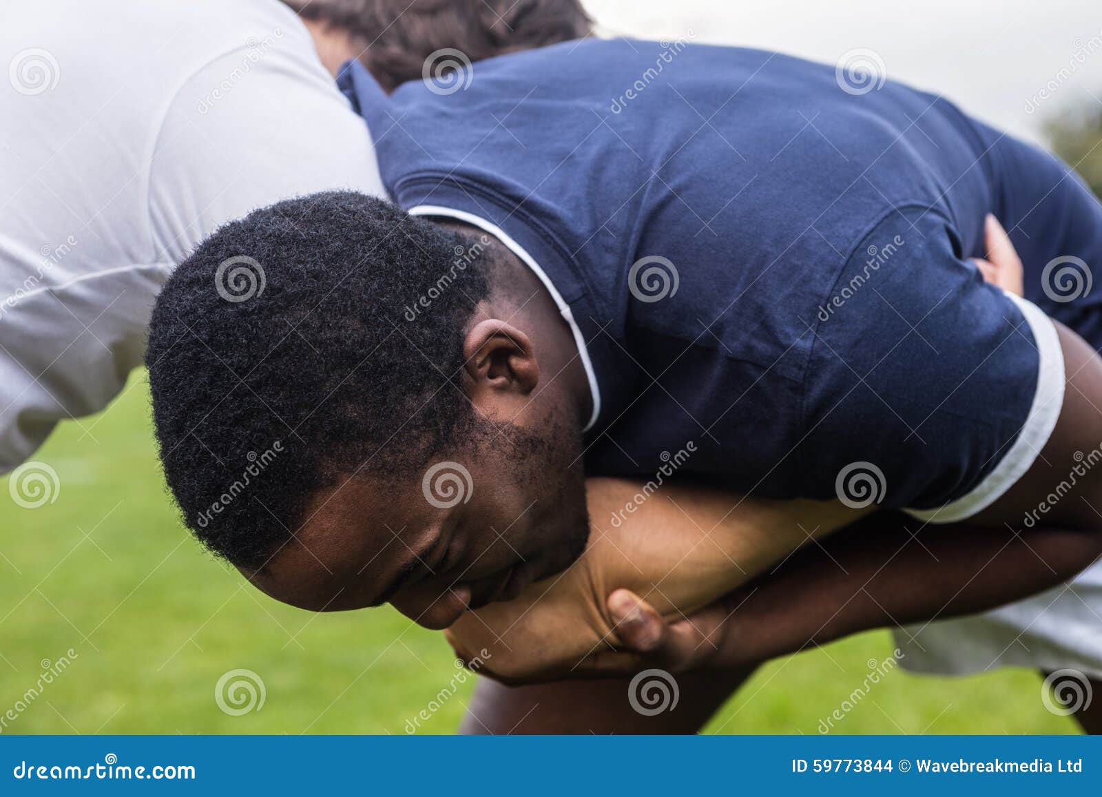 Rugby Players Tackling during Game Stock Photo - Image of event ...