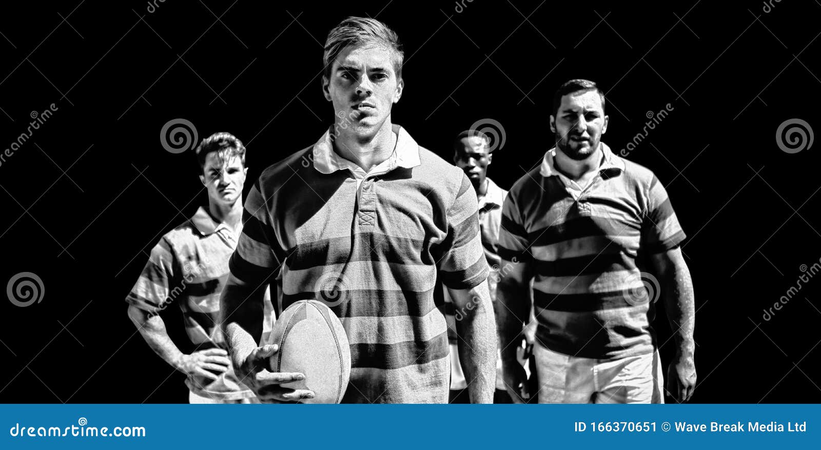 Rugby players stock illustration. Illustration of people - 166370651