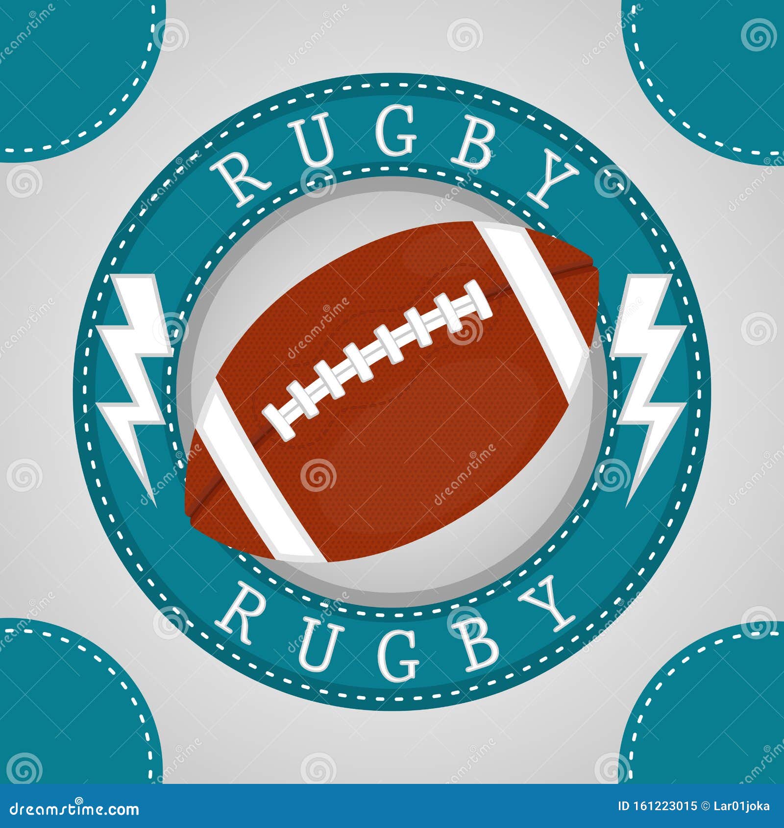 Rugby Poster. A Rugby Player Attacks With The Ball In His Hands Vector ...