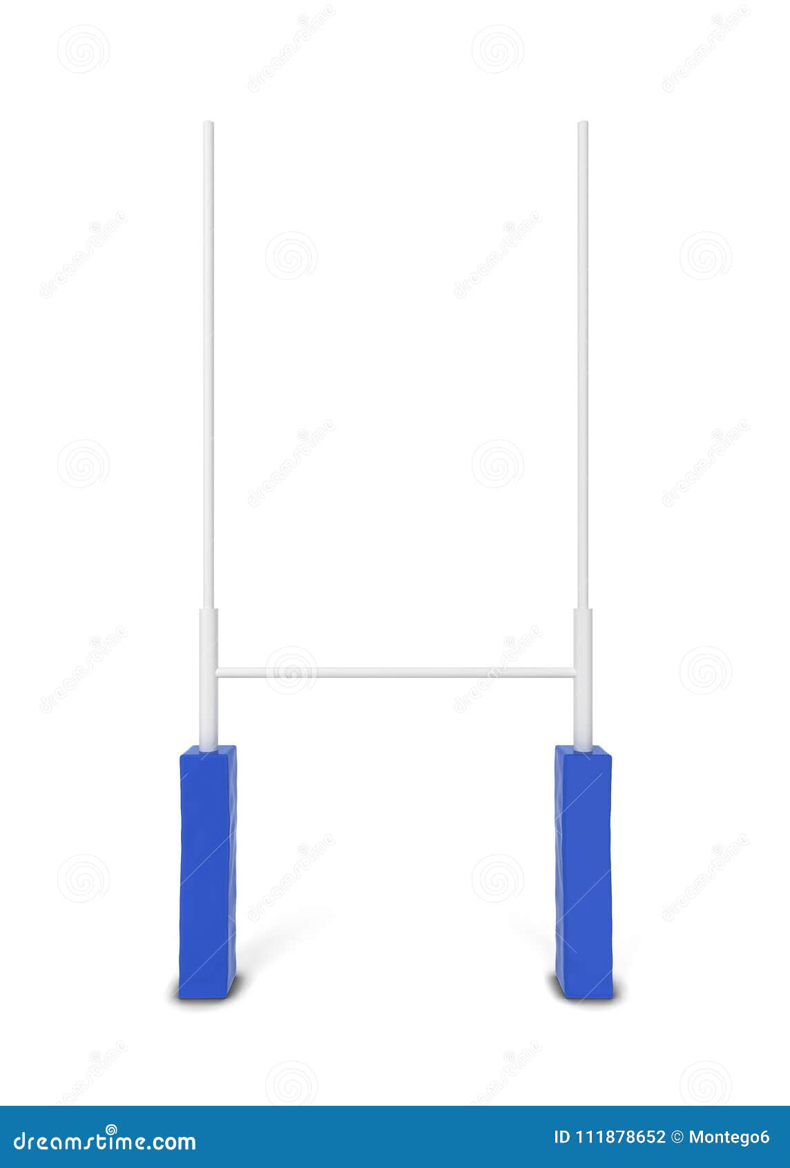 Rugby posts stock illustration. Illustration of event - 111878652