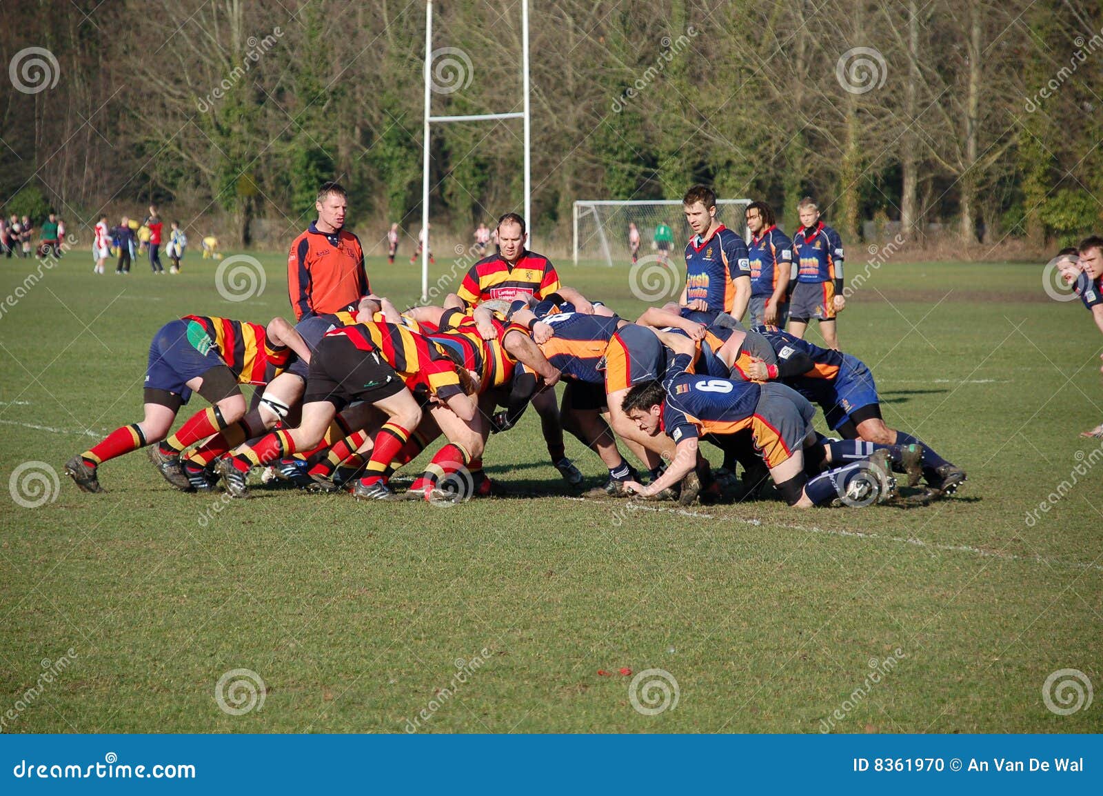 Rugby Scrum editorial image. Image of rough, football - 8361970