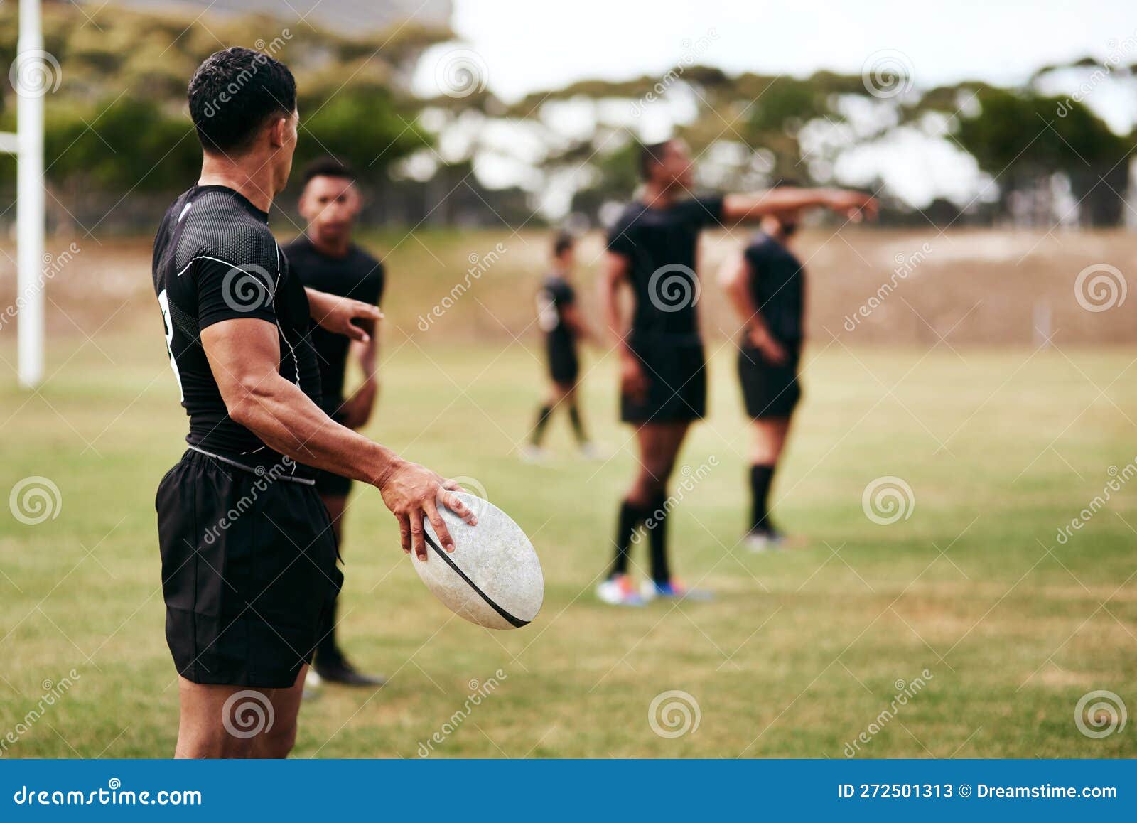 And so the Rugby Season Begins. a Group of Young Men Playing a Game of ...
