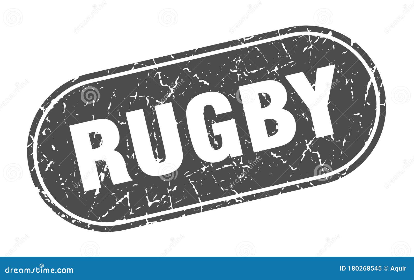Rugby Sign. Rugby Grunge Stamp Stock Vector - Illustration of black ...