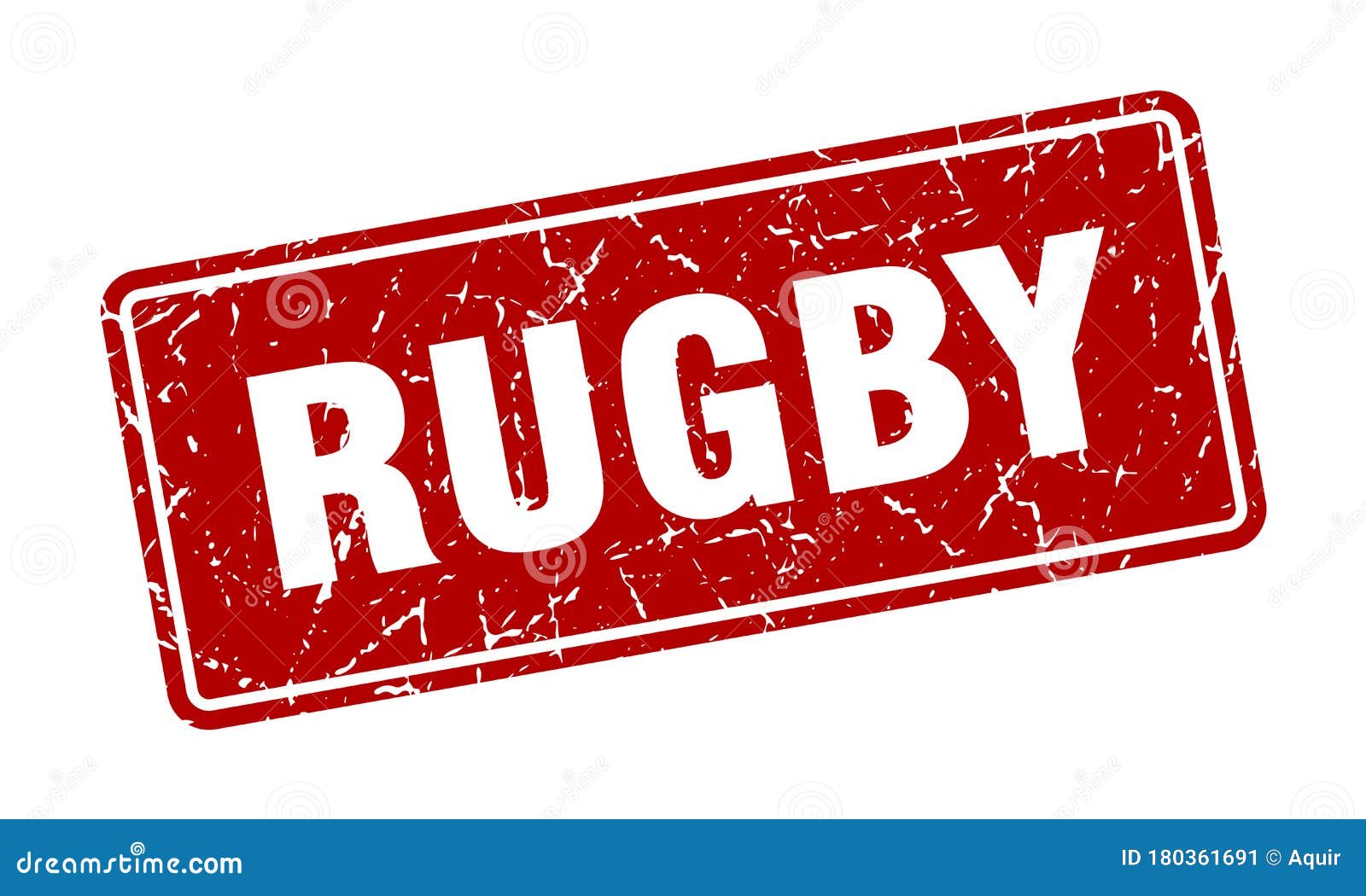 Rugby Sign. Rugby Grunge Stamp Stock Vector - Illustration of sticker ...