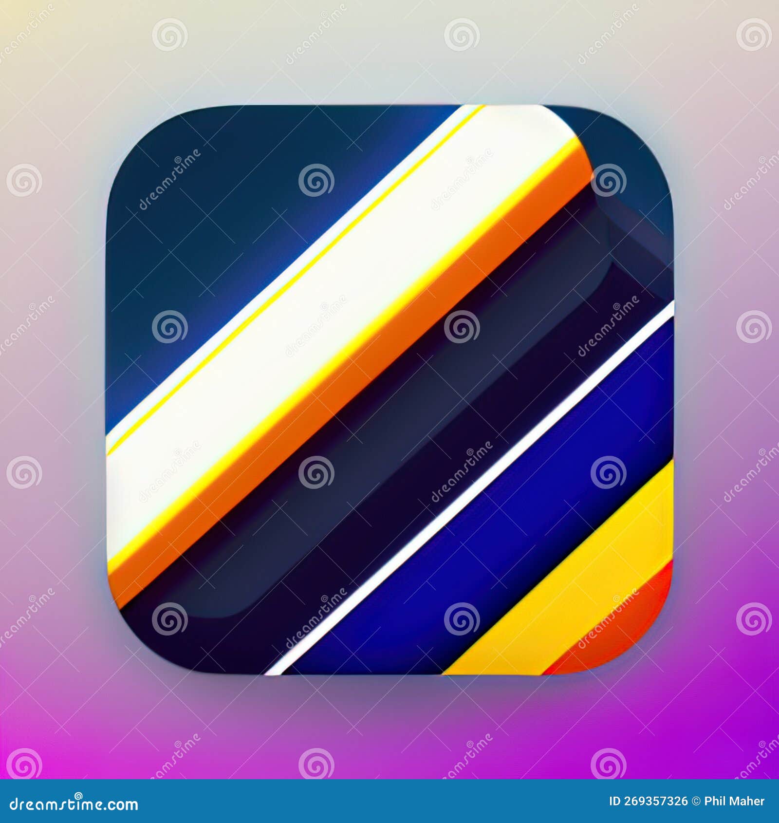 Rugby Software App Style Icon. Generative AI. Stock Illustration ...