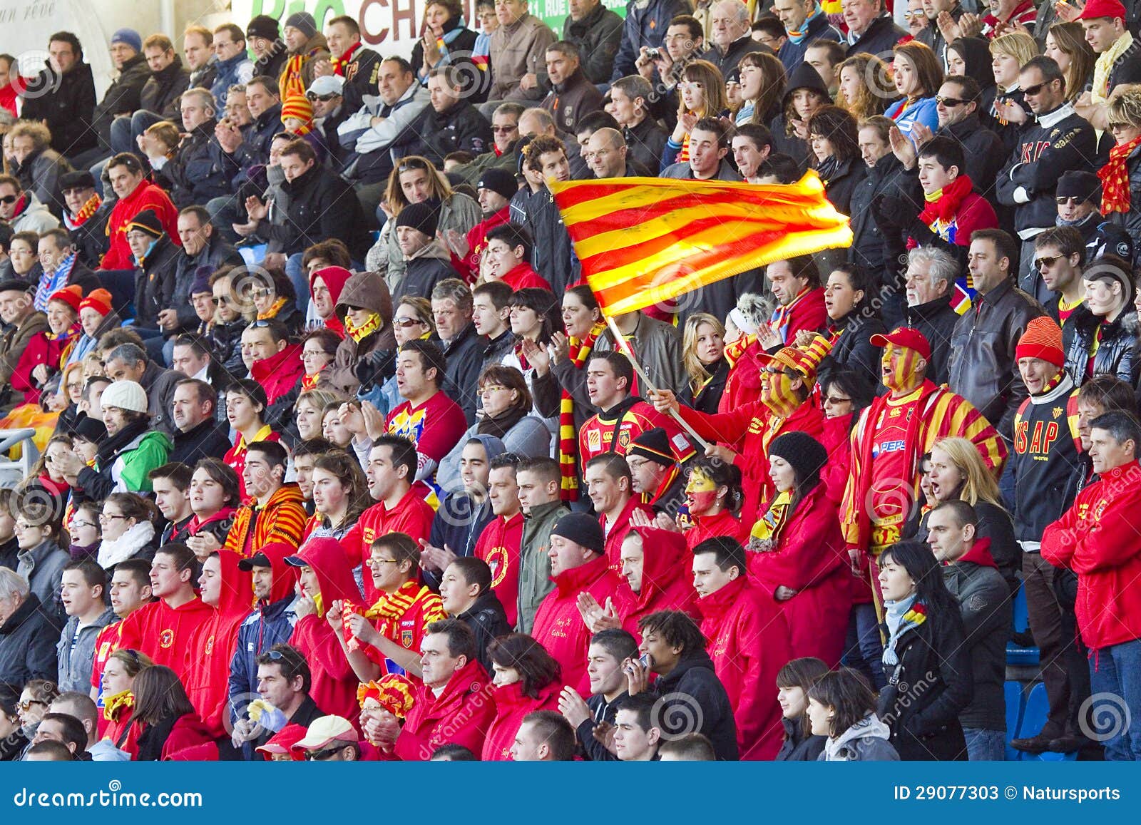 Rugby supporters editorial stock photo. Image of face - 29077303