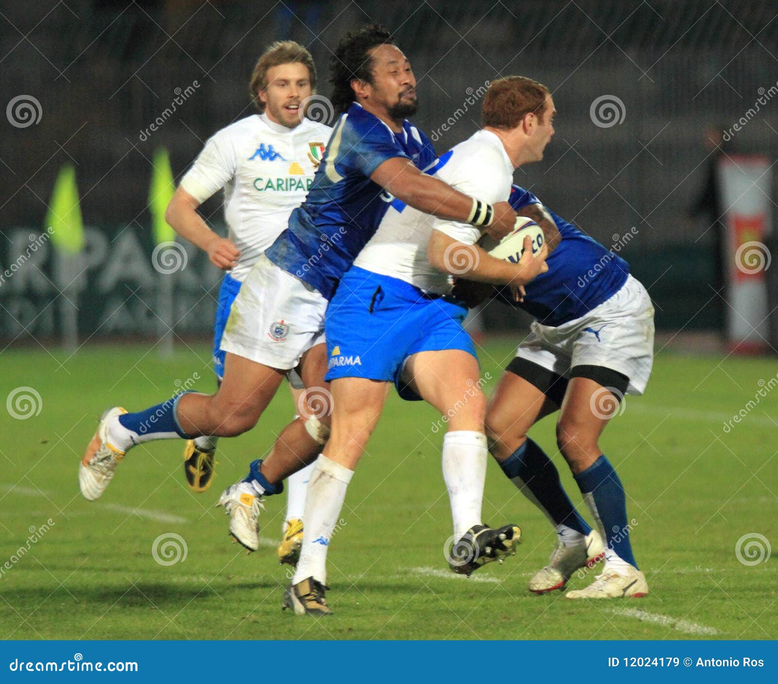 Rugby Test Match Italy Vs Samoa; Garcia Editorial Stock Image - Image ...
