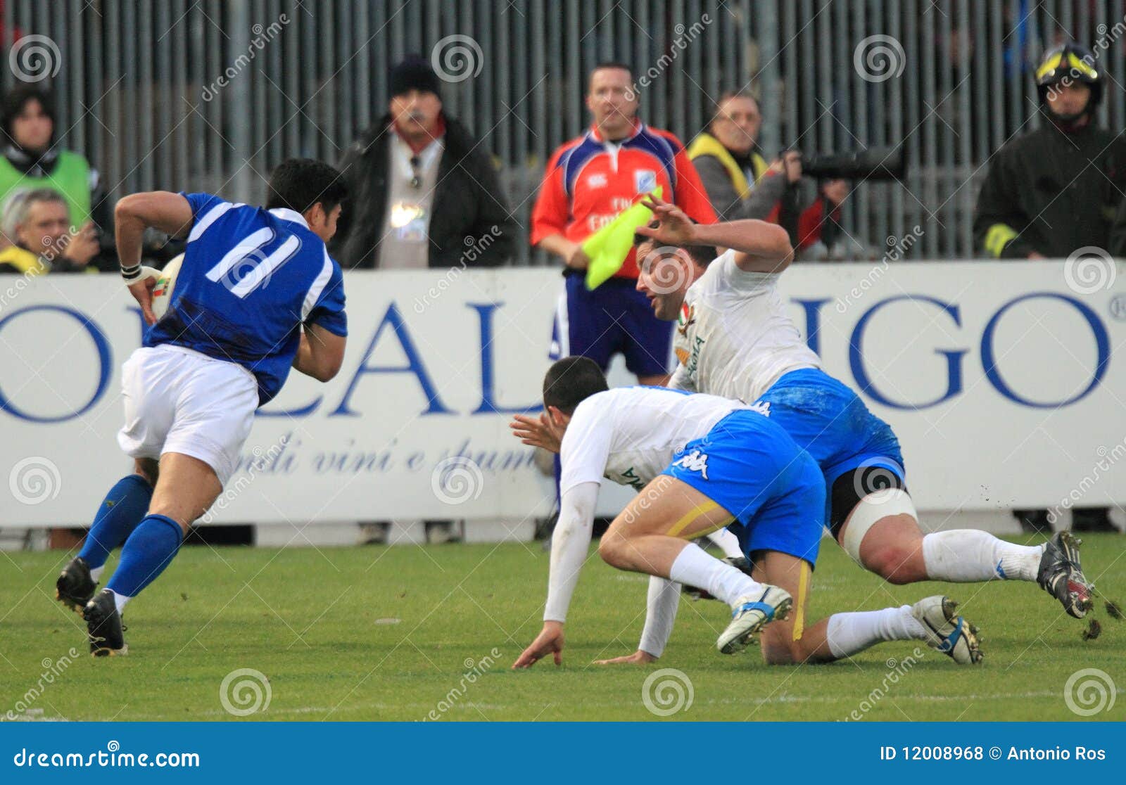 Rugby Test Match Italy Vs Samoa; Lemi Editorial Stock Photo - Image of ...