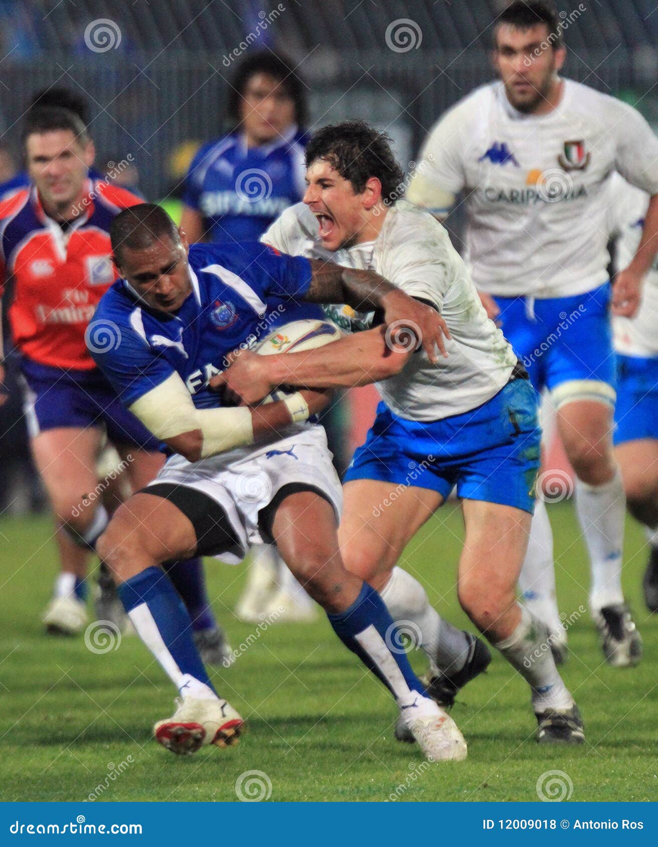 Rugby Test Match Italy Vs Samoa; Zanni Editorial Stock Photo - Image of ...