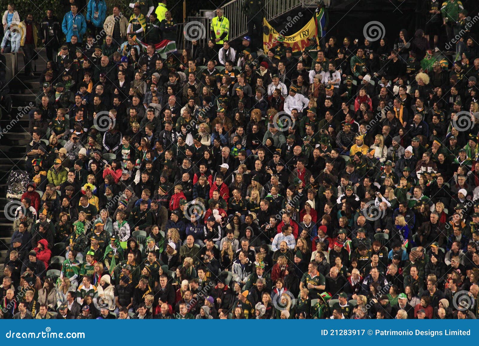 Rugby World Cup 2011 Spectators Editorial Photography - Image of game ...