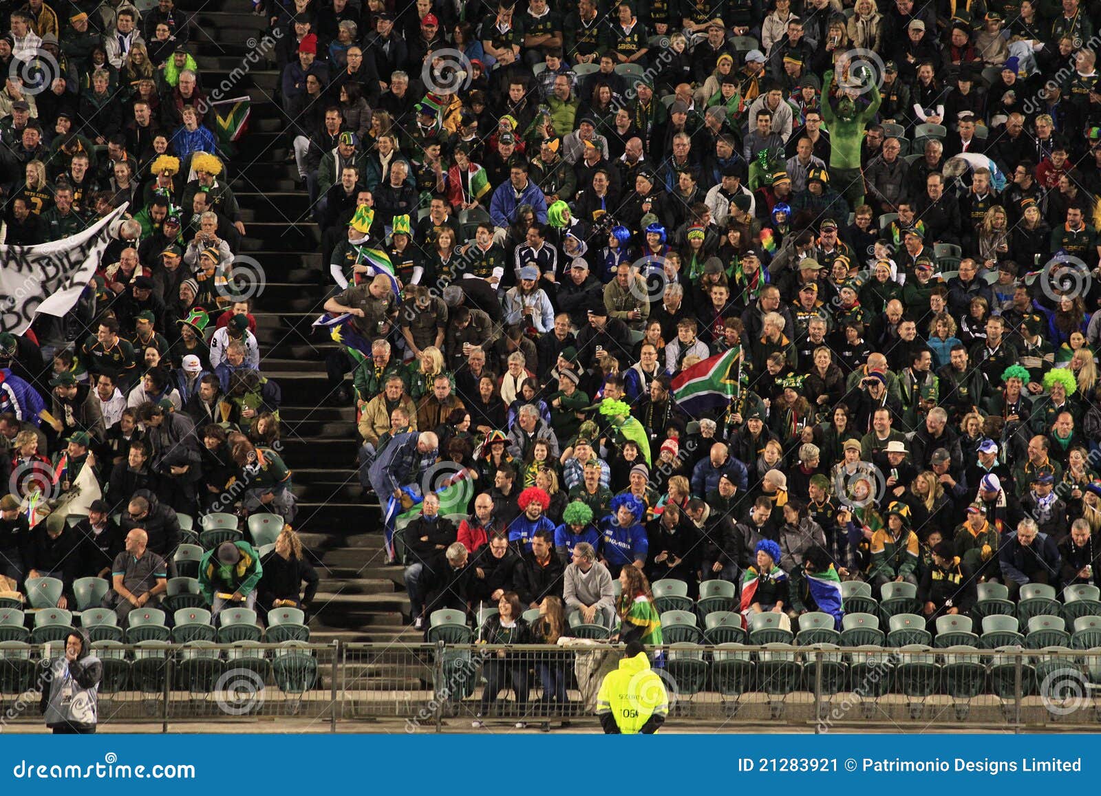 Rugby World Cup 2011 Spectators Editorial Photo - Image of crowd, flag ...