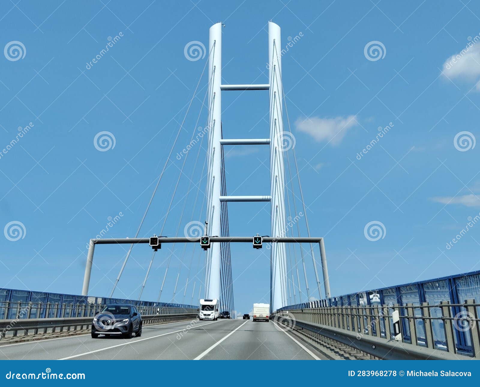 Rugen Bridge in Rugen, Germany Stock Photo - Image of germany, bridge ...