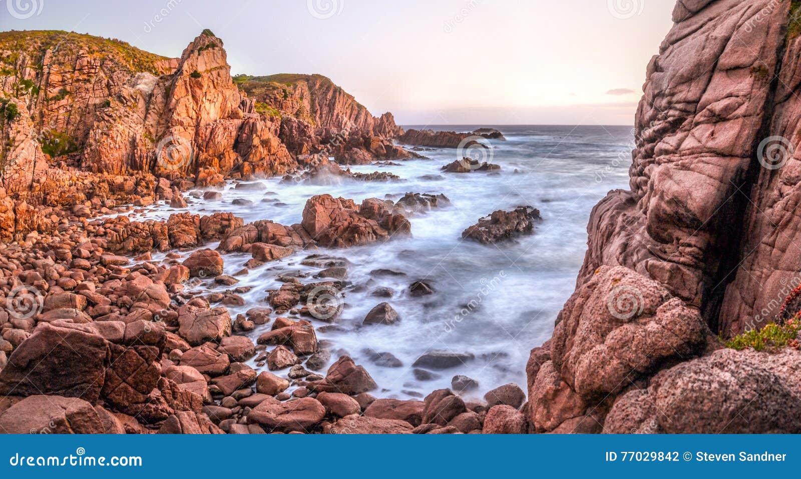 Rugged Australian Coast stock photo. Image of panorama - 77029842