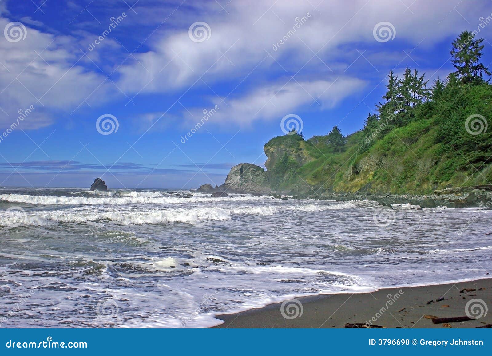 The Rugged California Coast. Stock Photo - Image of seaside, shore: 3796690