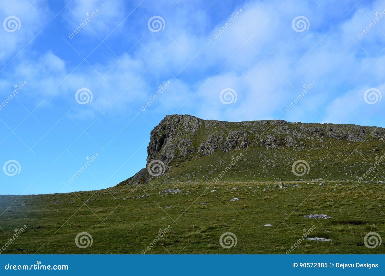Rugged Cliffs and Landscape on Skye Scotland Stock Image - Image of ...