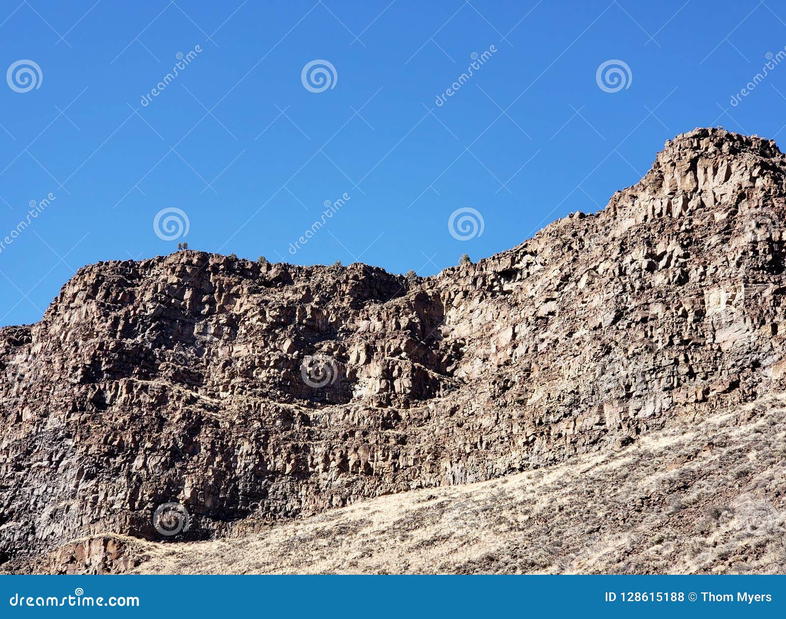 Rugged cliffs stock photo. Image of environment, clear - 128615188