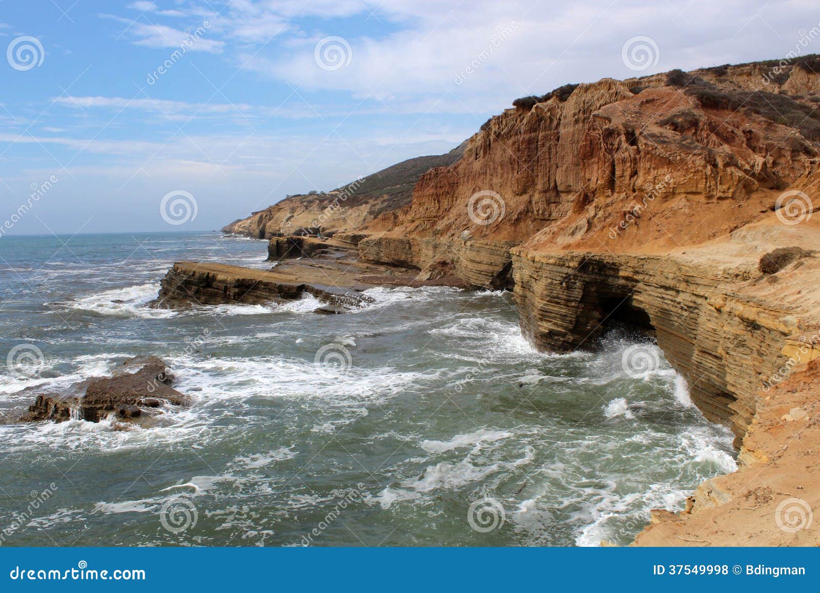 Rugged Coastline - Cabrillo National Monument Stock Photo - Image of ...